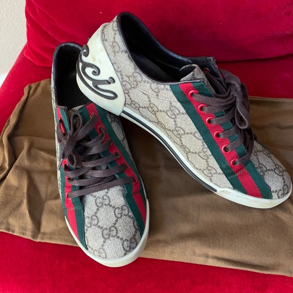 Gucci | Shoes | Vintage Gucci Classic Gg Logo Sneaker | Poshmark